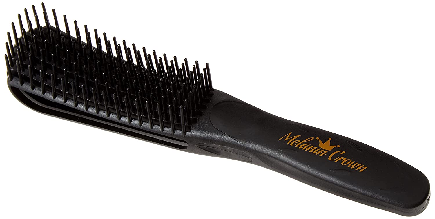 Flex Detangler Brush - For Natural Afro, Straight, and Wavy Hair - Dry ...