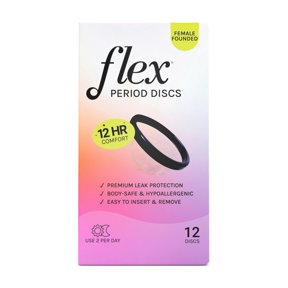 Flex Period Discs, One-Time-Use Menstrual Discs, Body-Safe & Non-Toxic ...