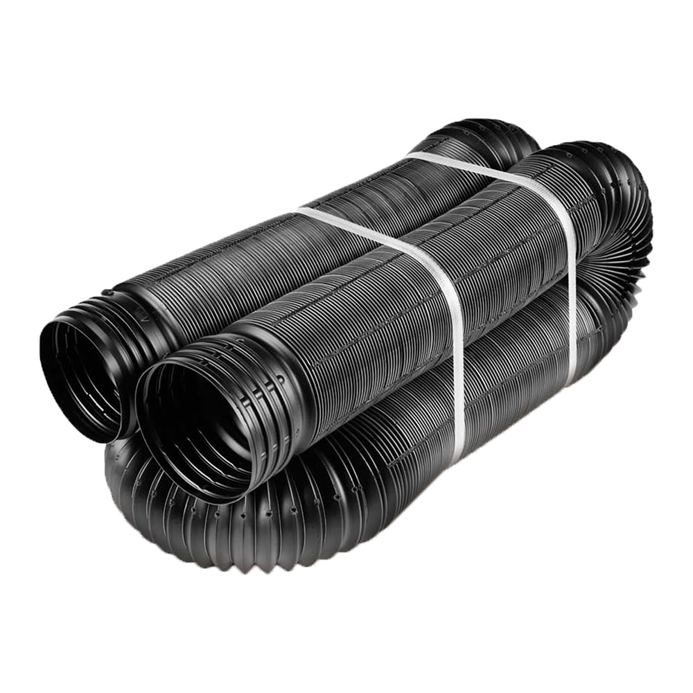 Flex Drain 25' Perforated FLEX-Drain, Flexible Water Plumbing for ...