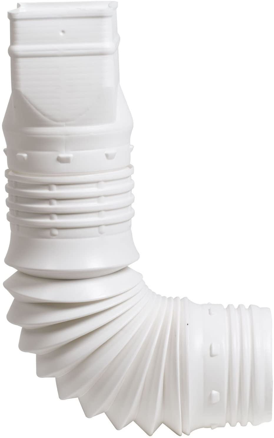 Flex-Drain 53127 Flexible Downspout Extension Adapter, 3 by 4 by 4-Inch ...