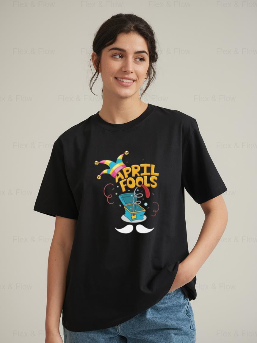 Flex & Flow April Fools Day Essential T-Shirt Playful Design for Joke ...