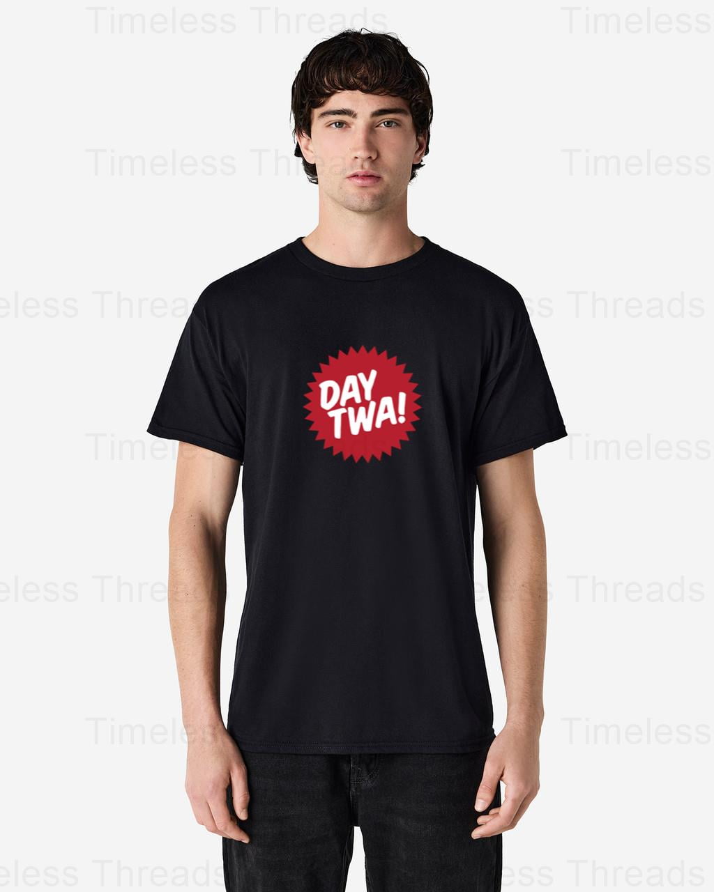 Timeless Threads ChicNest T-shirt Day Twa T Made In USA Bold Graphic ...