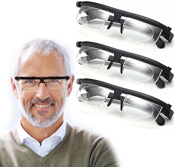 Flex Focal Adjustable Glasses, Focus Adjustable Glasses Dial Vision ...