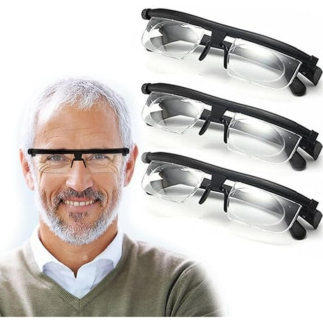 Flex Focal Adjustable Glasses, Focus Adjustable Glasses Dial Vision ...