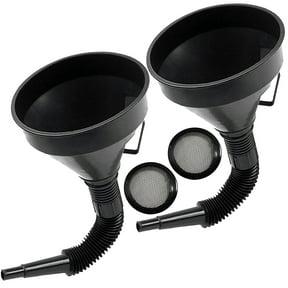 DODAMOUR Automotive Funnels Set of 4, Plastic Fuel Funnel with Long ...