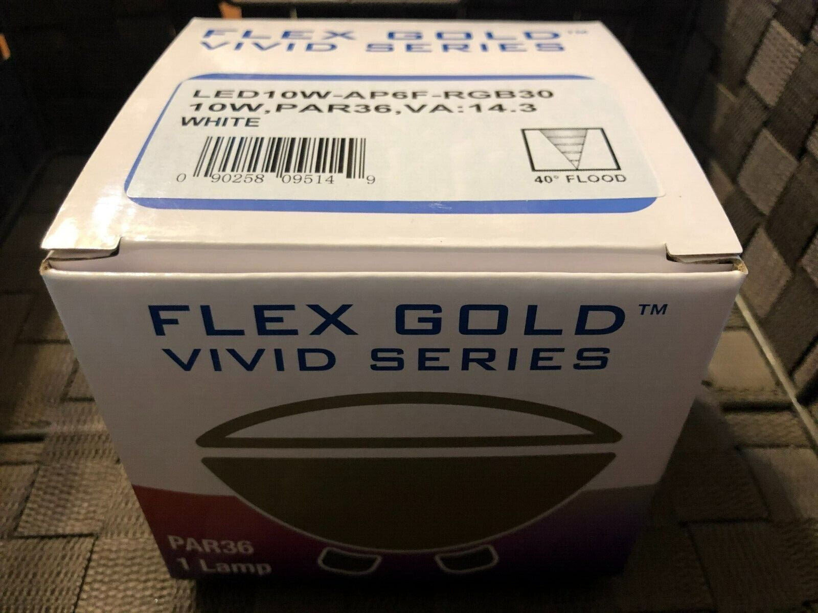 Flex Gold Vivid Series PAR36 LED10W-AP6F-RGB30 LED LAMP RGB30 - Walmart.com
