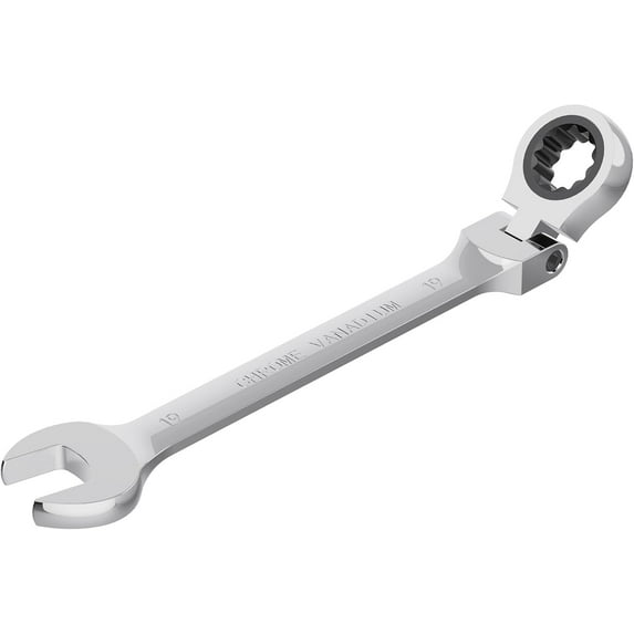 Flex-Head Ratcheting Combination Wrench Metric 72 Teeth 12 Point ...