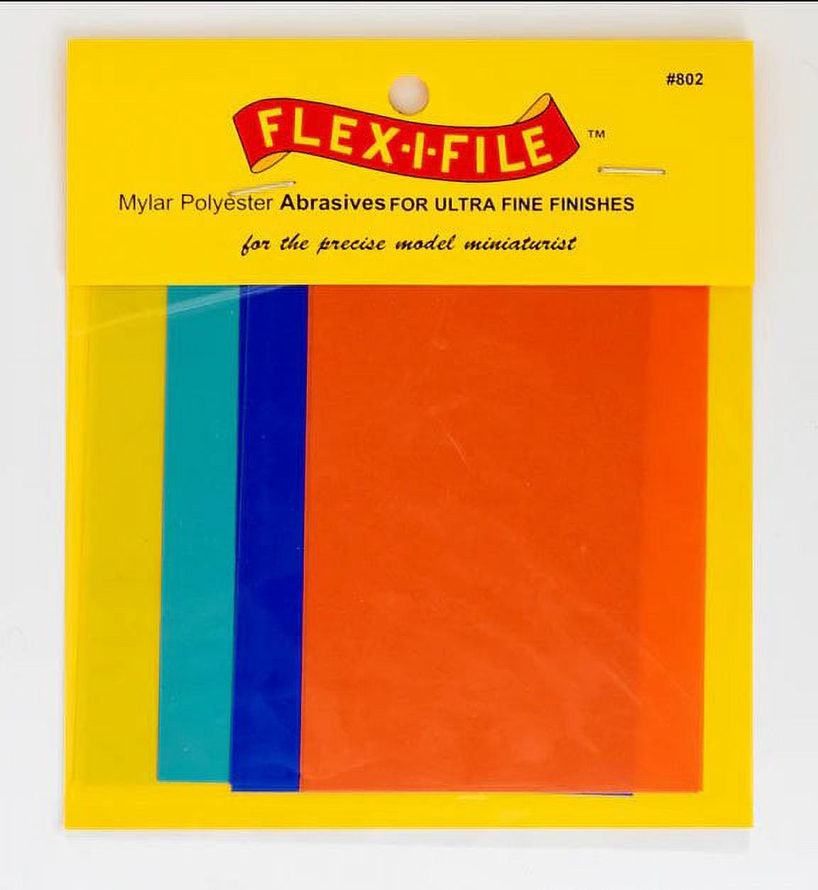 Flex-I-File 802 Abrasive Sheets Ultra-Fine Finishes - Walmart.com