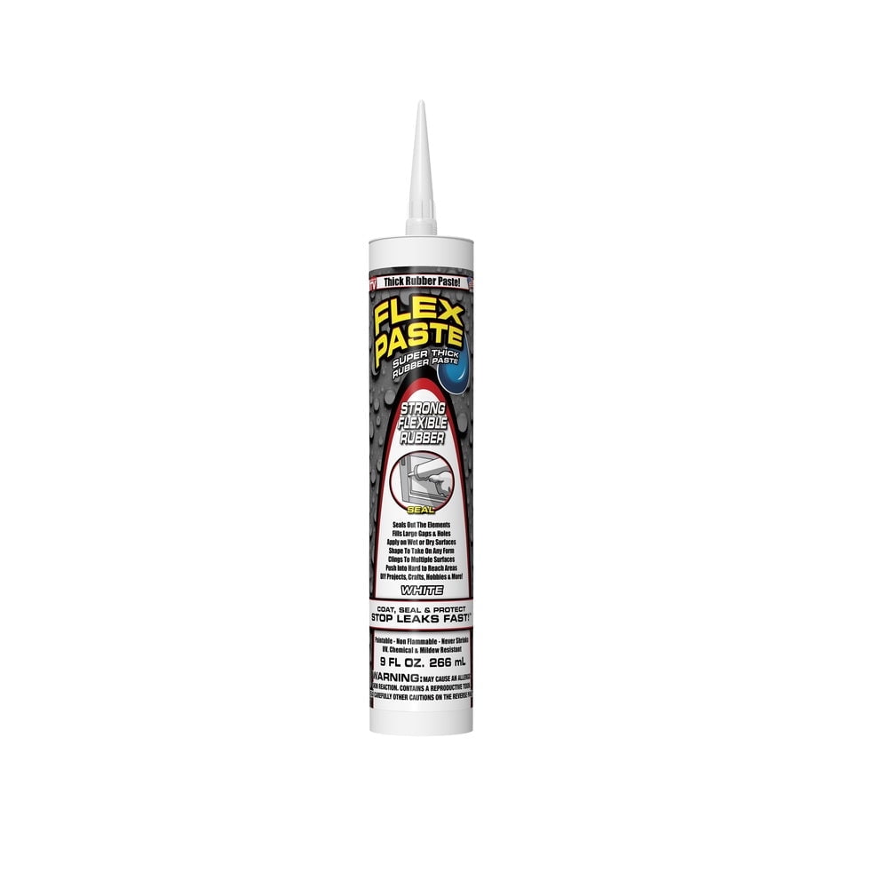 Flex Paste PFSWHTR10 As Seen on TV Super Thick Rubber Paste, 9 Oz, Each ...