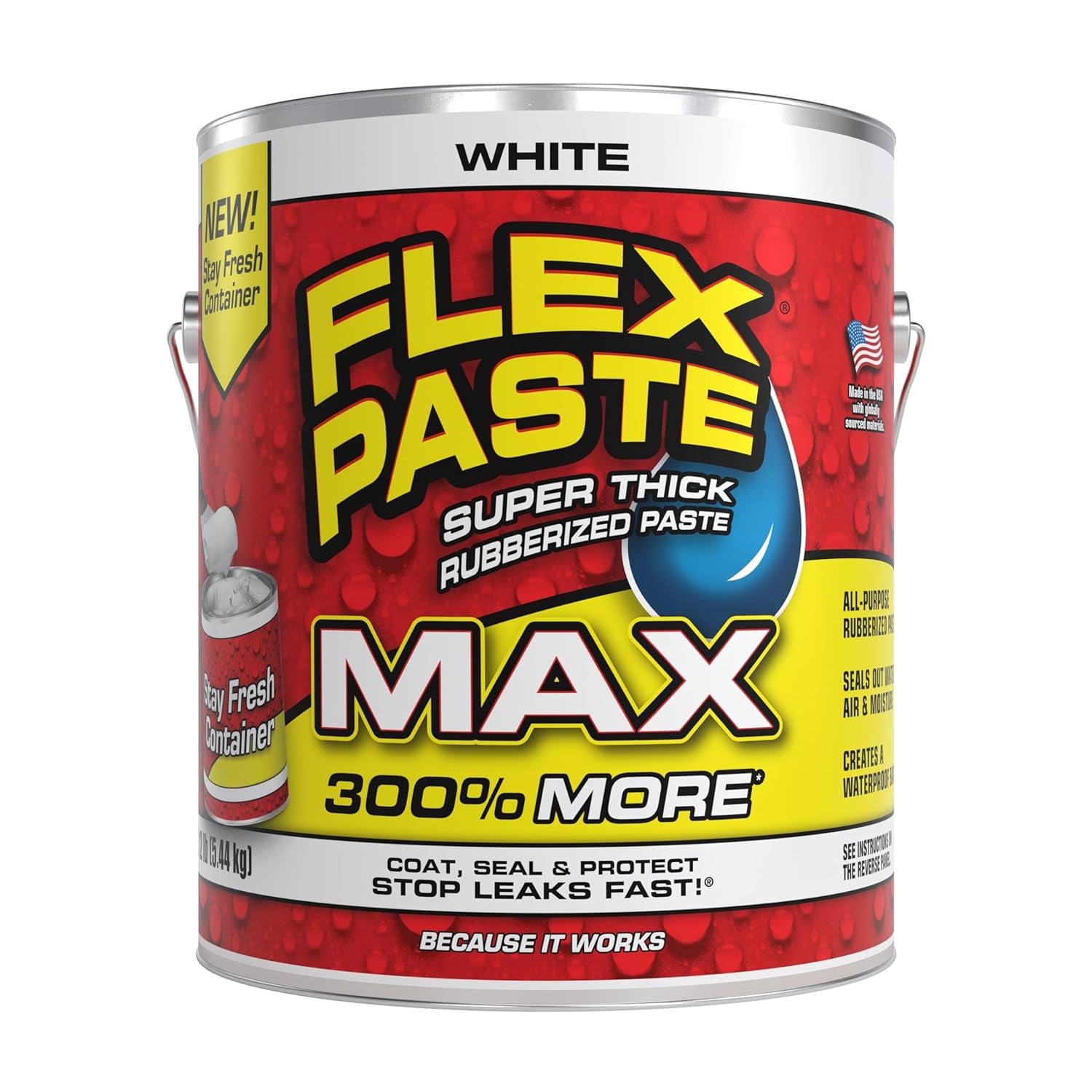 Flex Paste, Waterproof Paintable Putty, Spackle Sealant, Fill Gaps ...