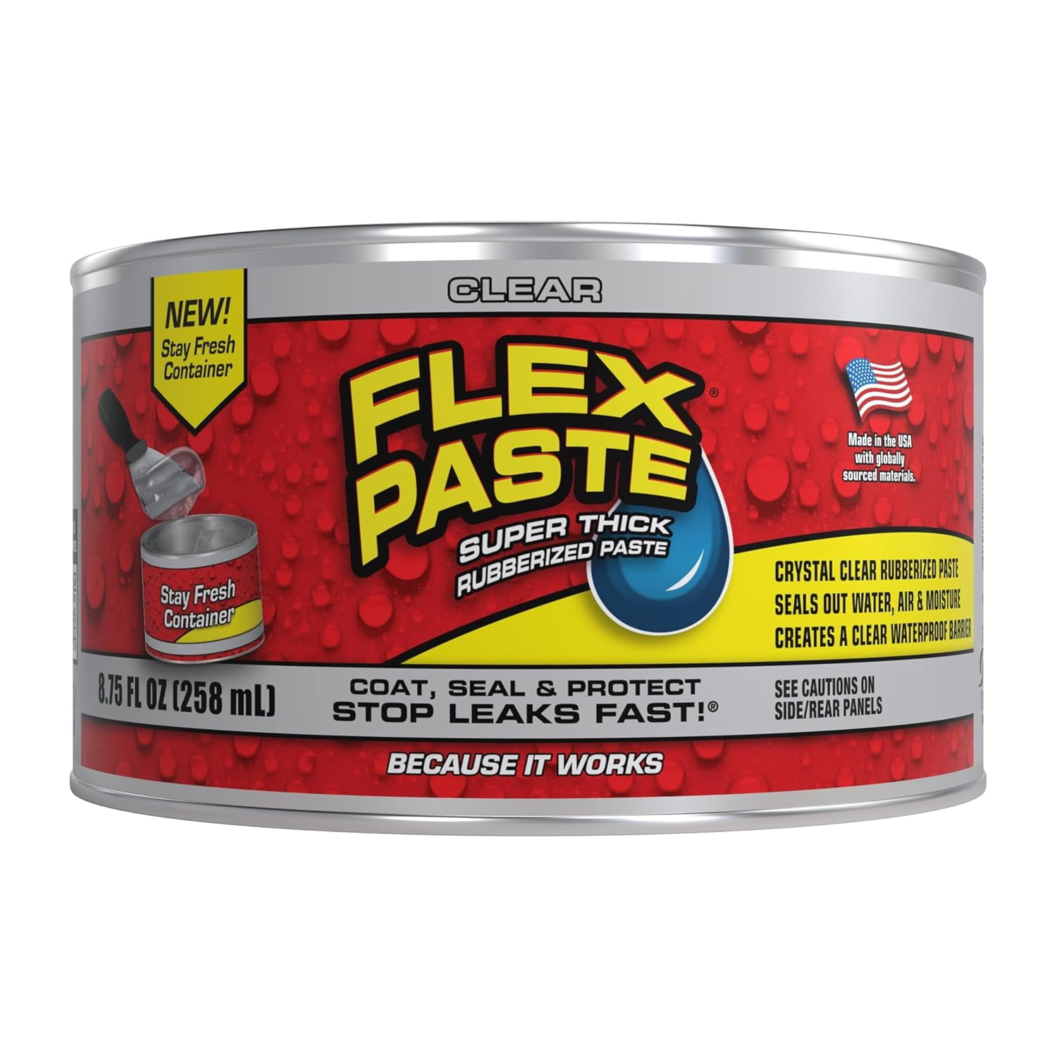 Flex Paste, Waterproof Paintable Putty, Spackle Sealant, Fill Gaps ...