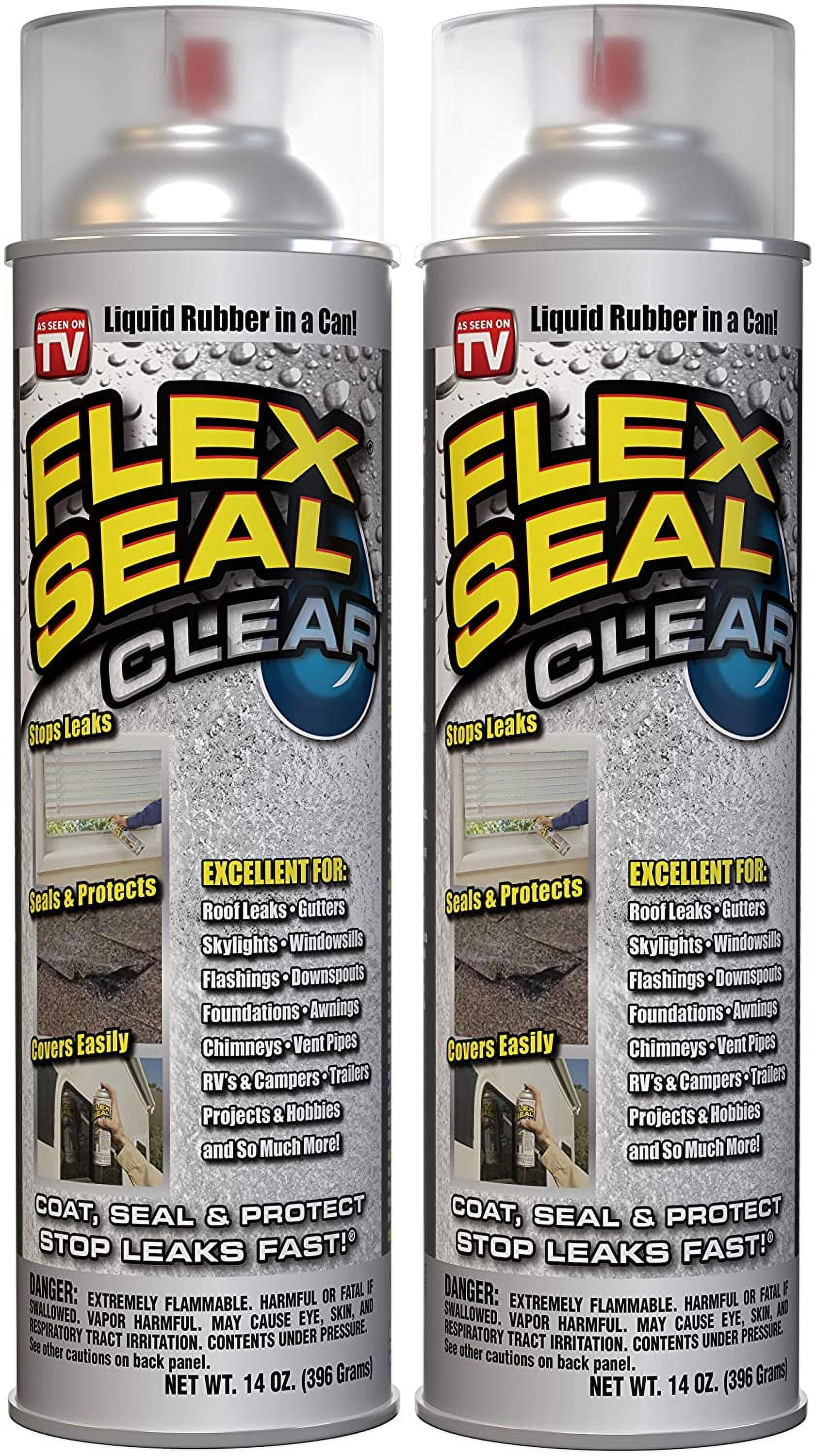 Flex Seal Water Resistant Spray, Flexible Waterproof Plastic Sealer, 14 ...