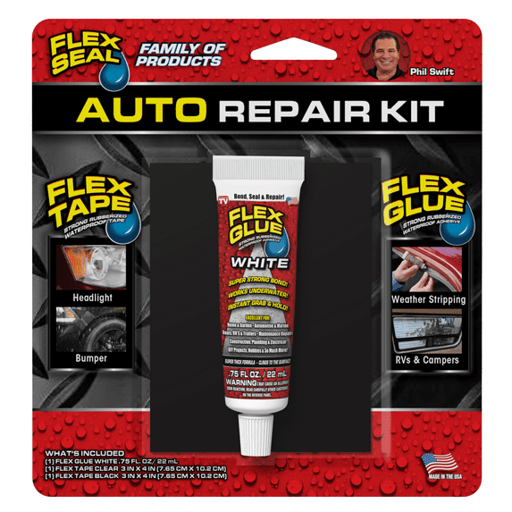 Flex Seal As Seen on TV Automotive and RV Repair Kit, Includes ...