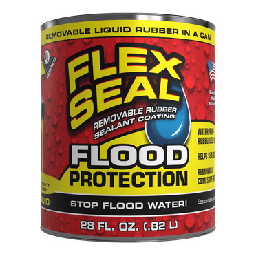 Flex Seal Flood Protection Liquid Rubber Sealant Coating, 28 fl oz ...
