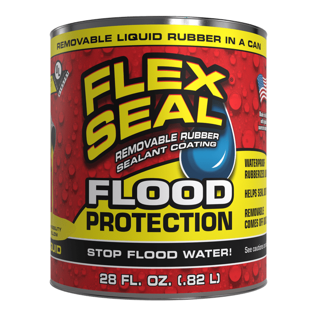 Flex Seal Flood Protection Liquid Rubber Sealant Coating, 28 fl oz ...