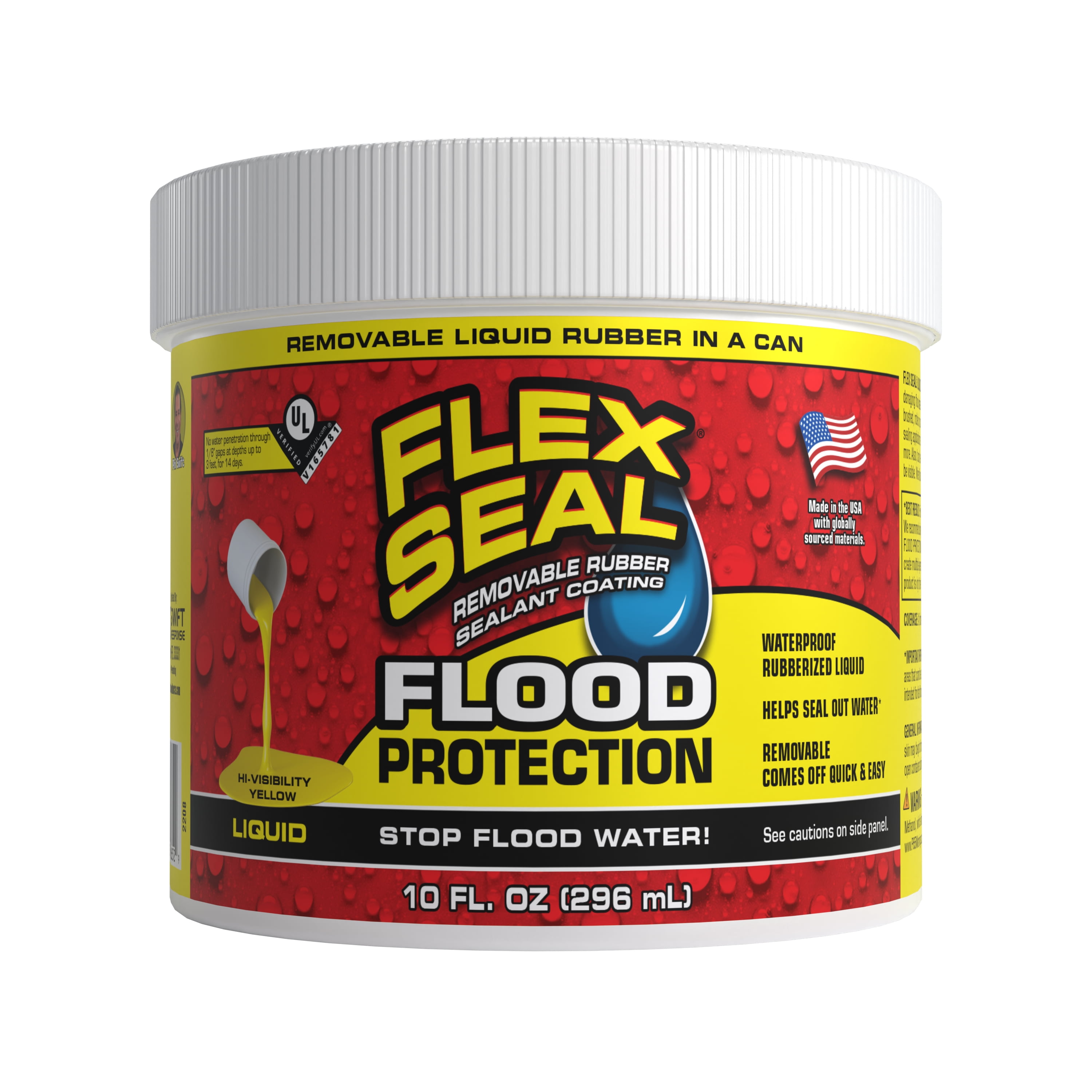 Flex Seal Rubber Coating for Water Leaks, Flood Protection, Waterproof ...