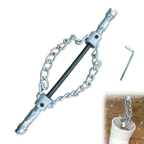 Flex‑Shaft Sewer Descaling Chain, Multi-Purpose PVC Pipe Maintenance ...