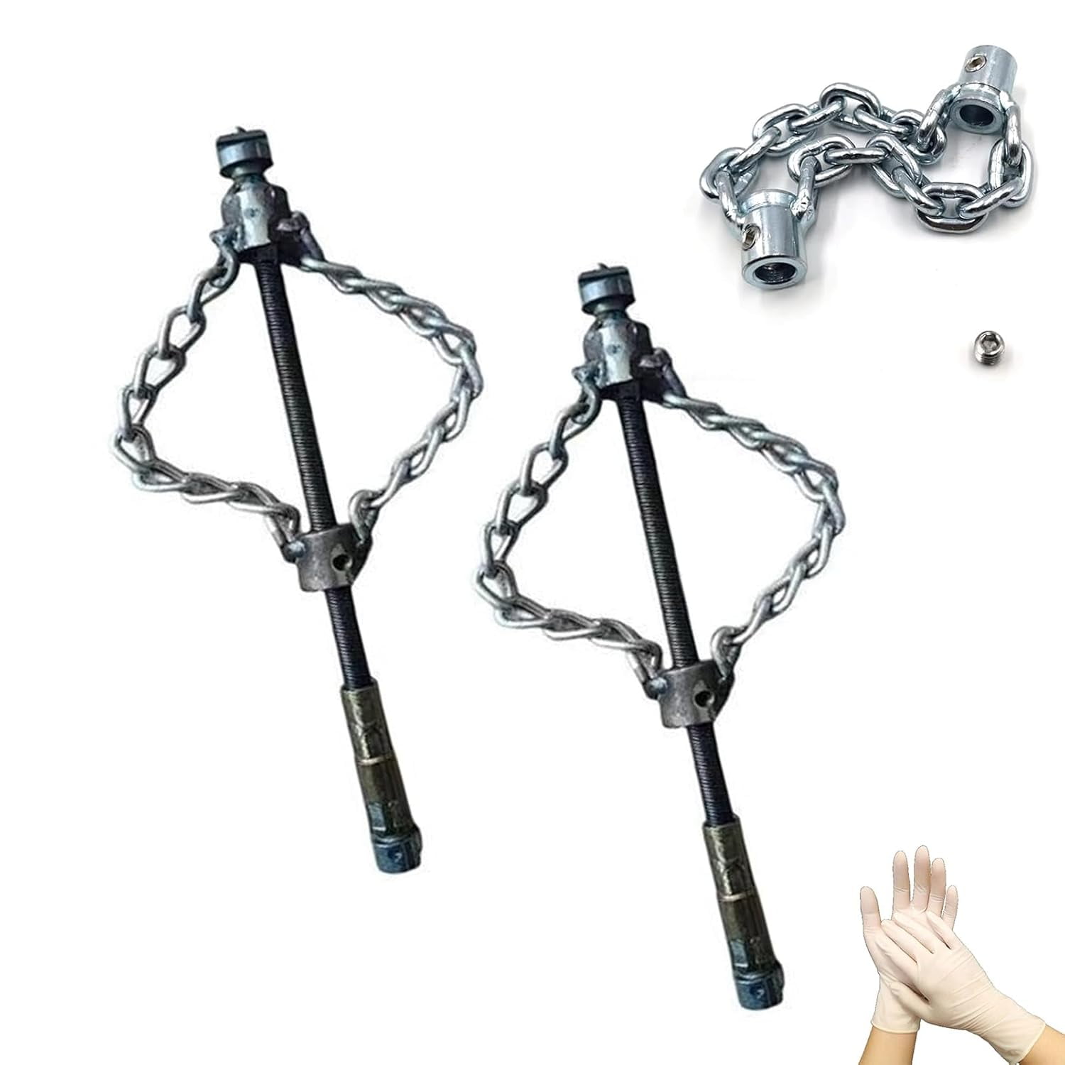 Flex-Shaft Sewer Descaling Chain, Versatile PVC Pipe Maintenance Tool ...