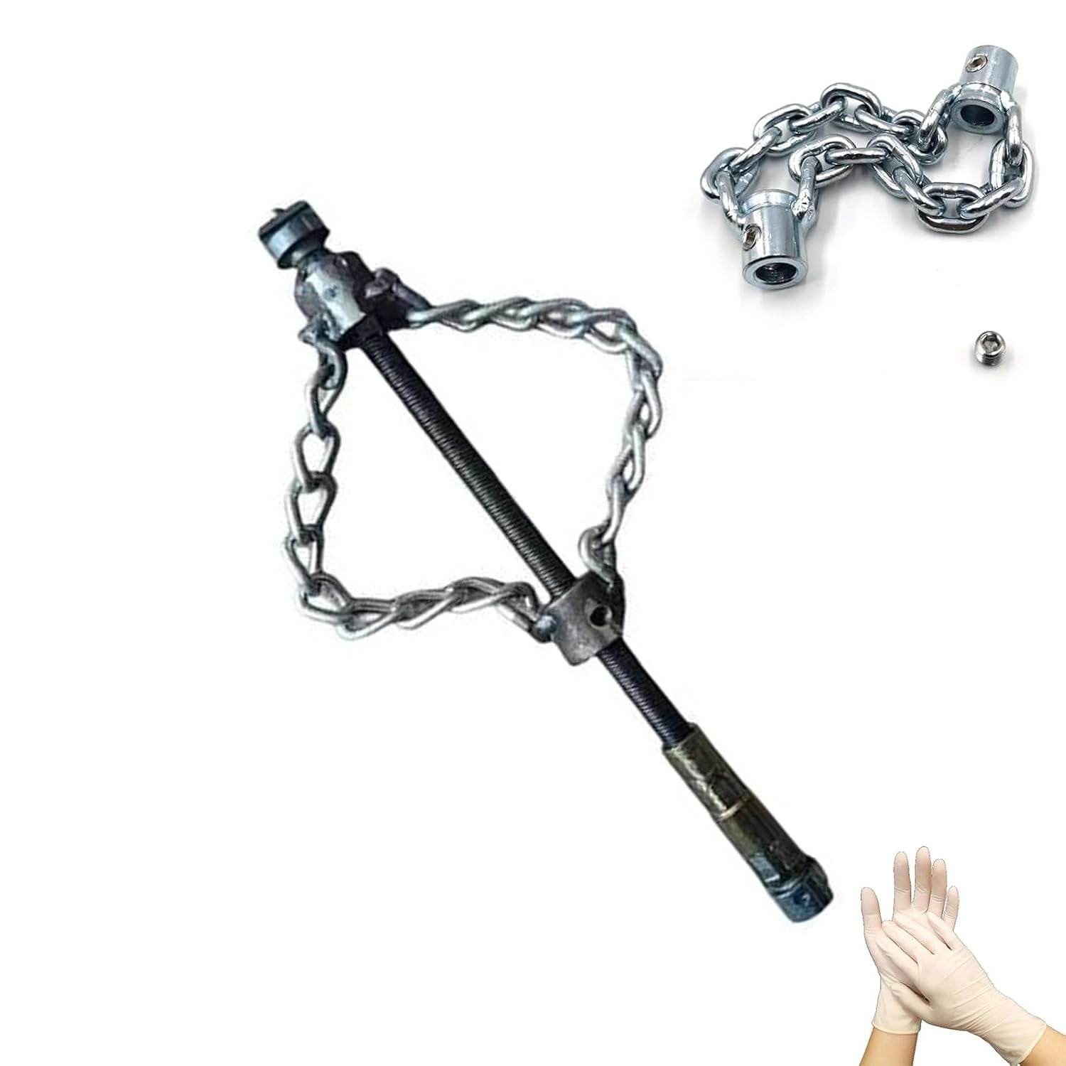 Flex-Shaft Sewer Descaling Chain, Versatile PVC Pipe Maintenance Tool ...