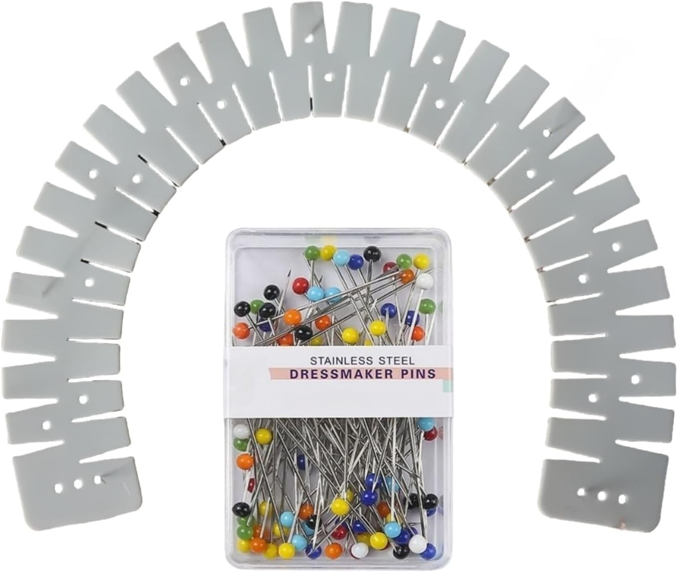 Flex Silicone Hemmer - with 50pc Colorful Tacks, Professional Sewing ...