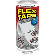 Flex Tape Strong Rubberized Waterproof Tape, 4 inches x 5 feet, Clear ...