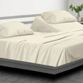 Flex Top King Sheets for Adjustable Beds - 100% Microfiber, Ivory, 36 ...