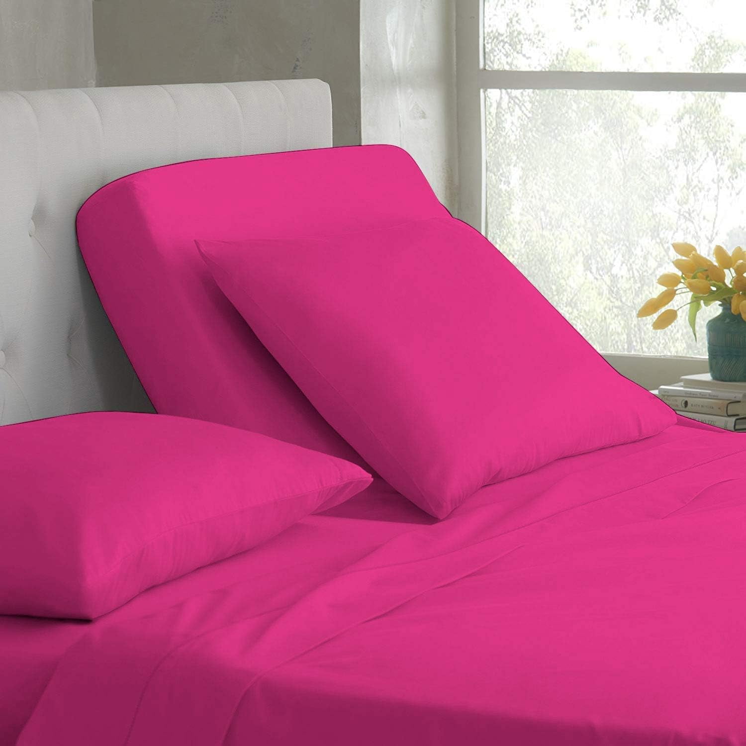 Flex Top Queen Size Bed, 800TC - Egyptian Cotton 18" Deep Pocket ...