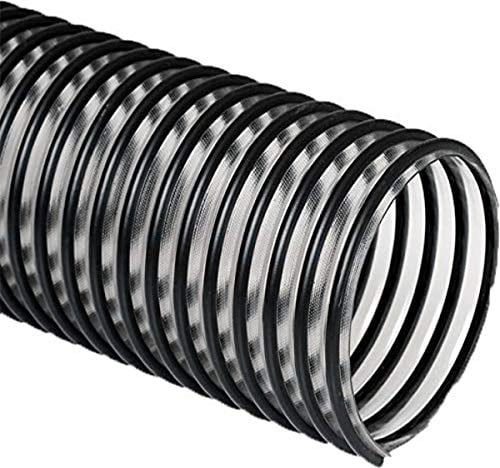 Flex-Tube PV-8x12 Plastic 8" Medium Weight Co-Extruded PVC Hose, 12 ...