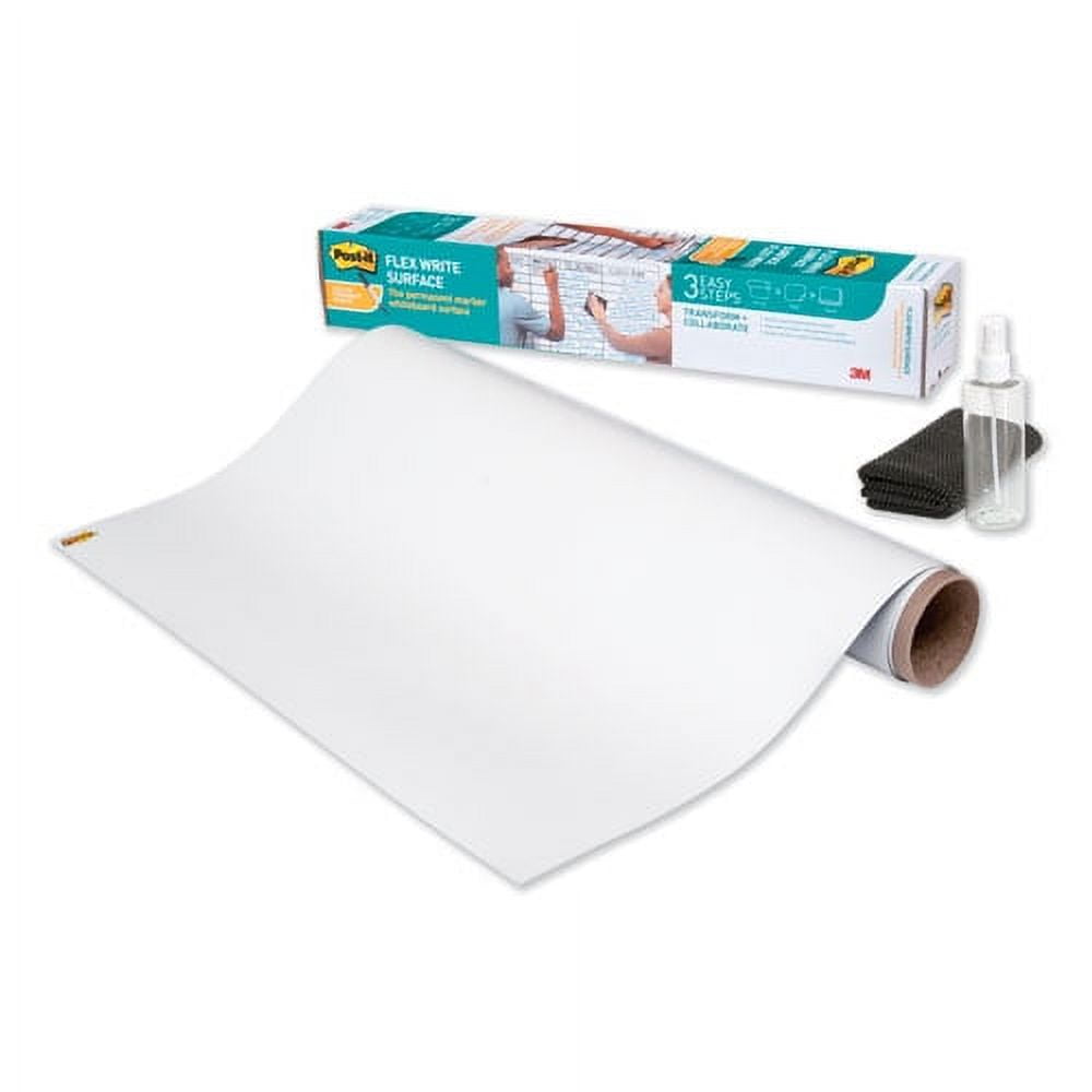 Flex Write Surface, 72" X 48", White | Bundle of 2 Rolls - Walmart.com