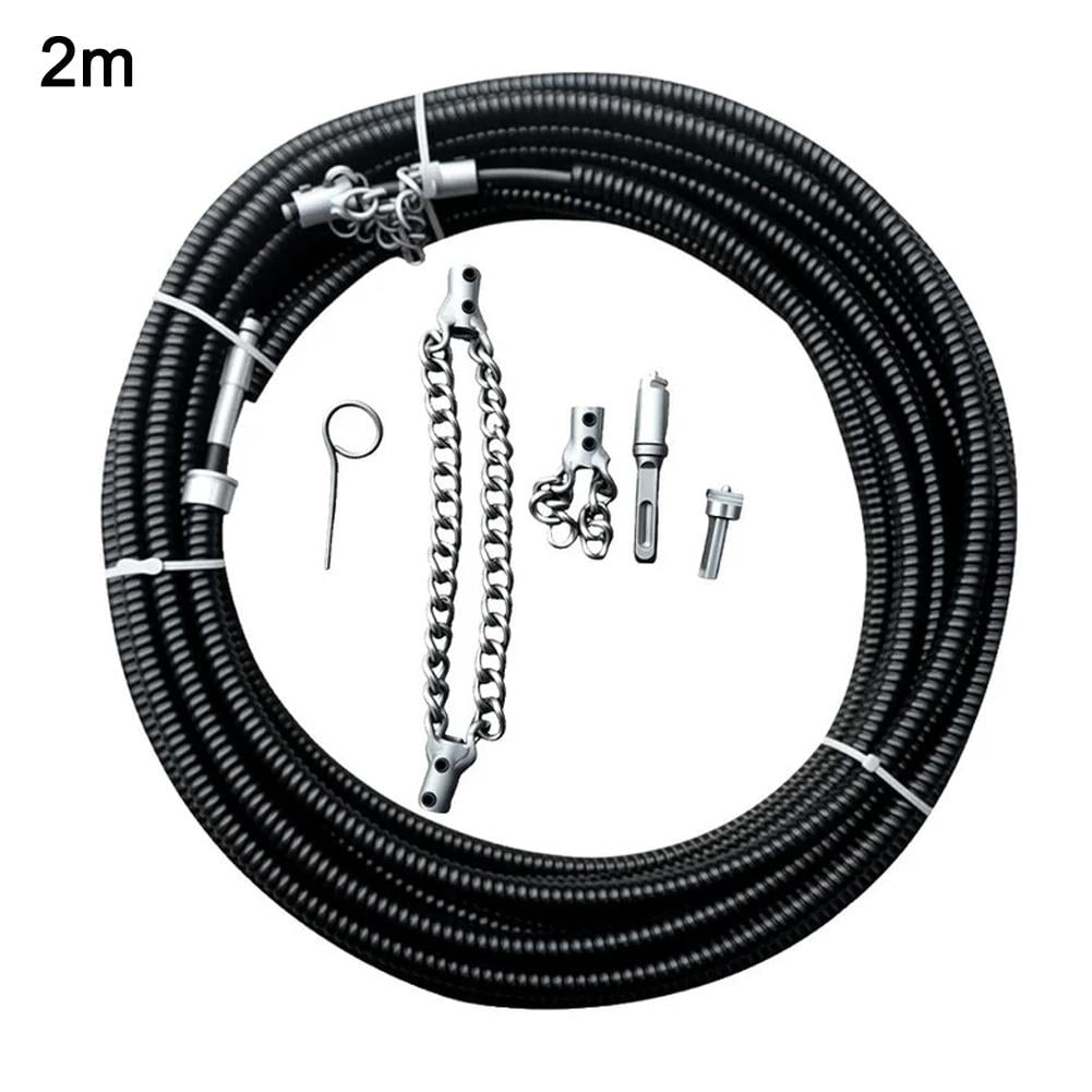 FlexShaft Sewer Descaling Chain, Multi-Purpose PVC Pipe Maintenance ...