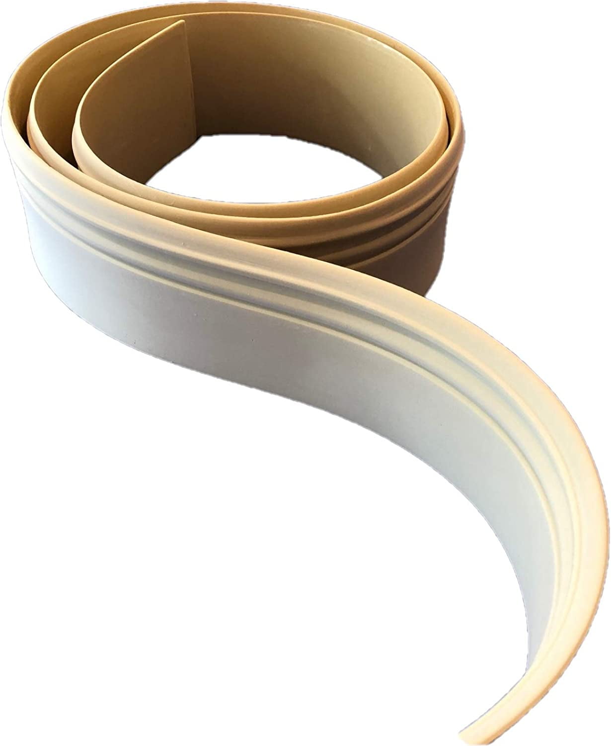 FlexTrim Flexible Baseboard # 5180: 9/16" Thick x 5.25" Tall Flexible Base molding - 12' feet ...