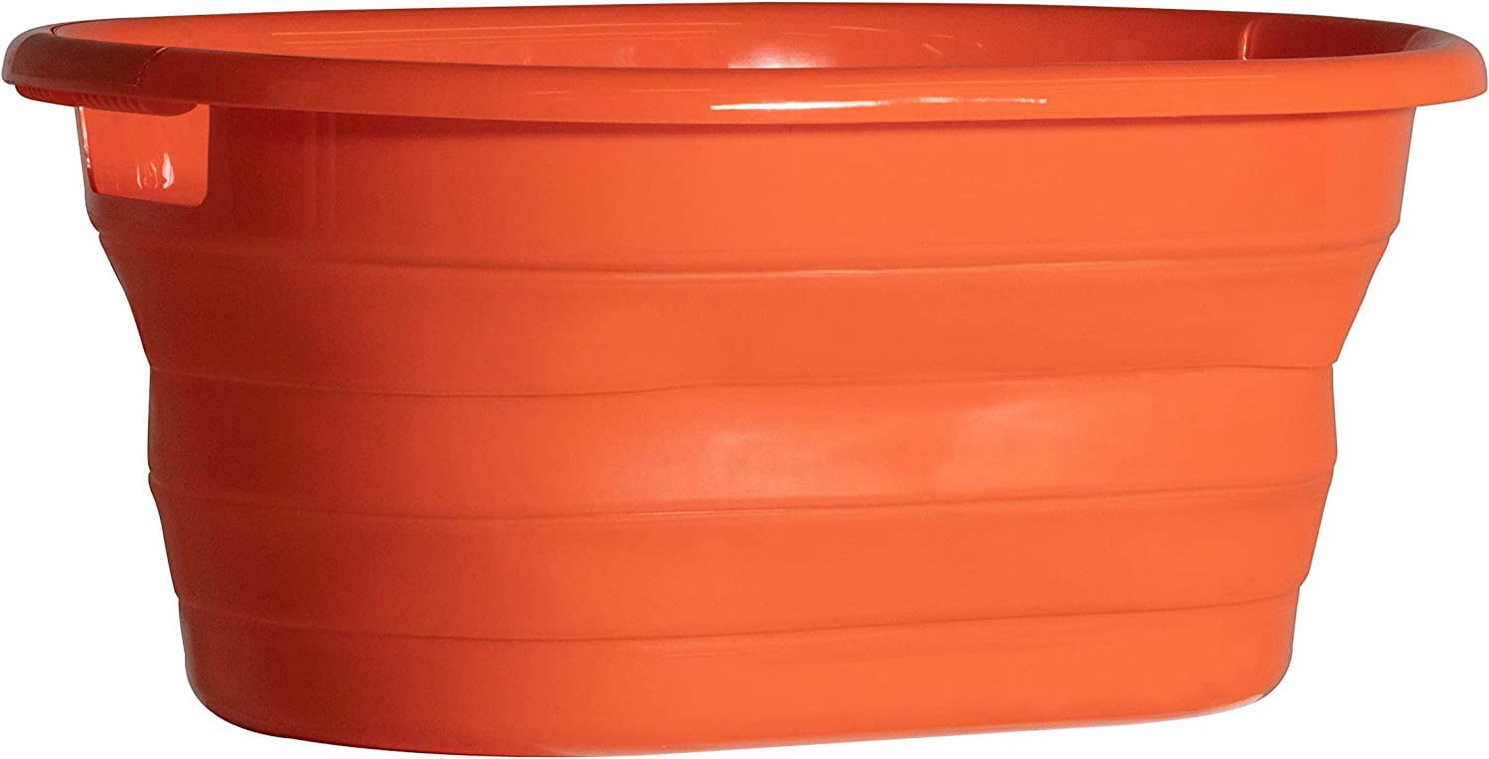 FlexWare Collapsible Tub with Dual Handles, Sink Like Shape and TPR ...