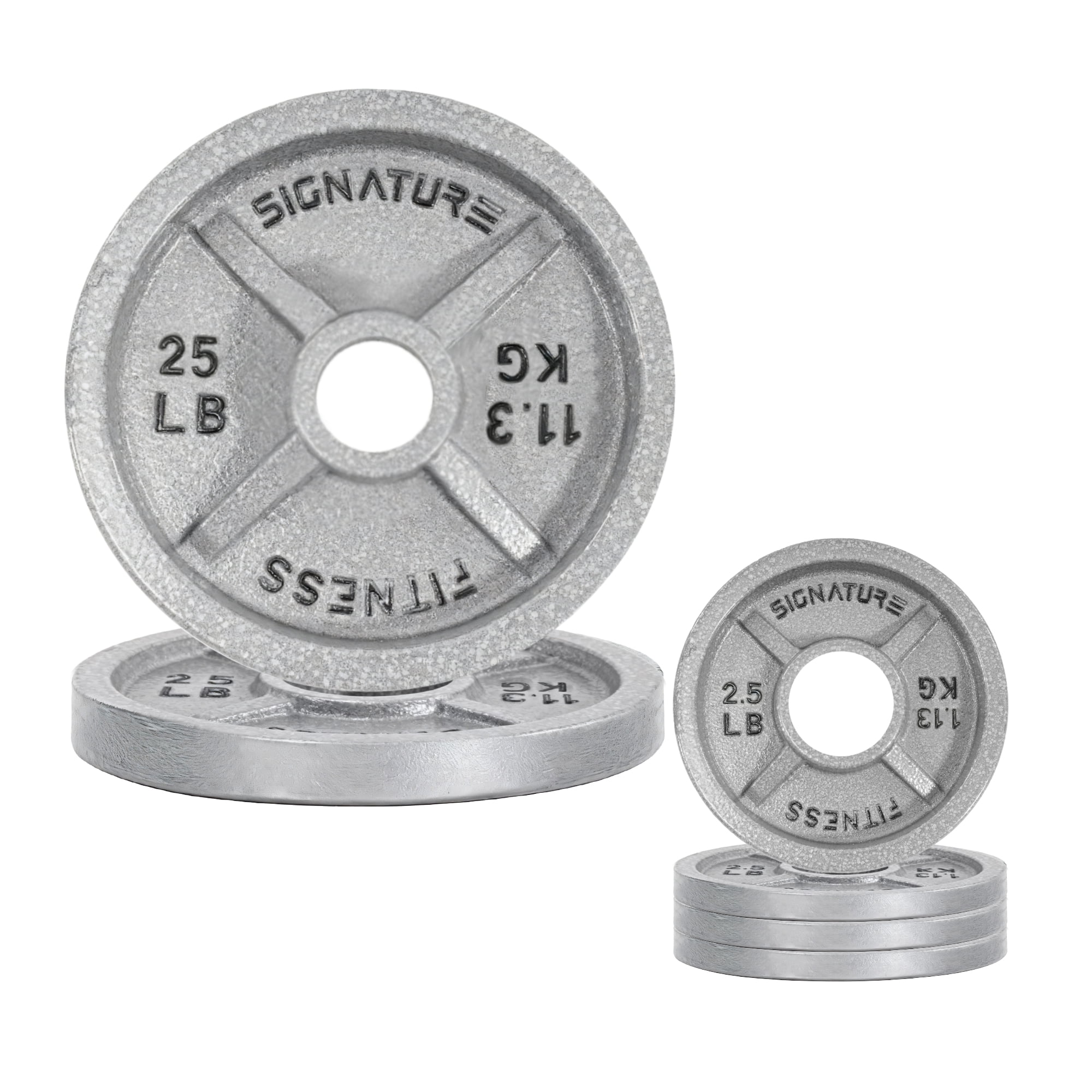 Flexwave Strength Training & Home Gym Weight Plates, 2-Inch, 60 lb ...