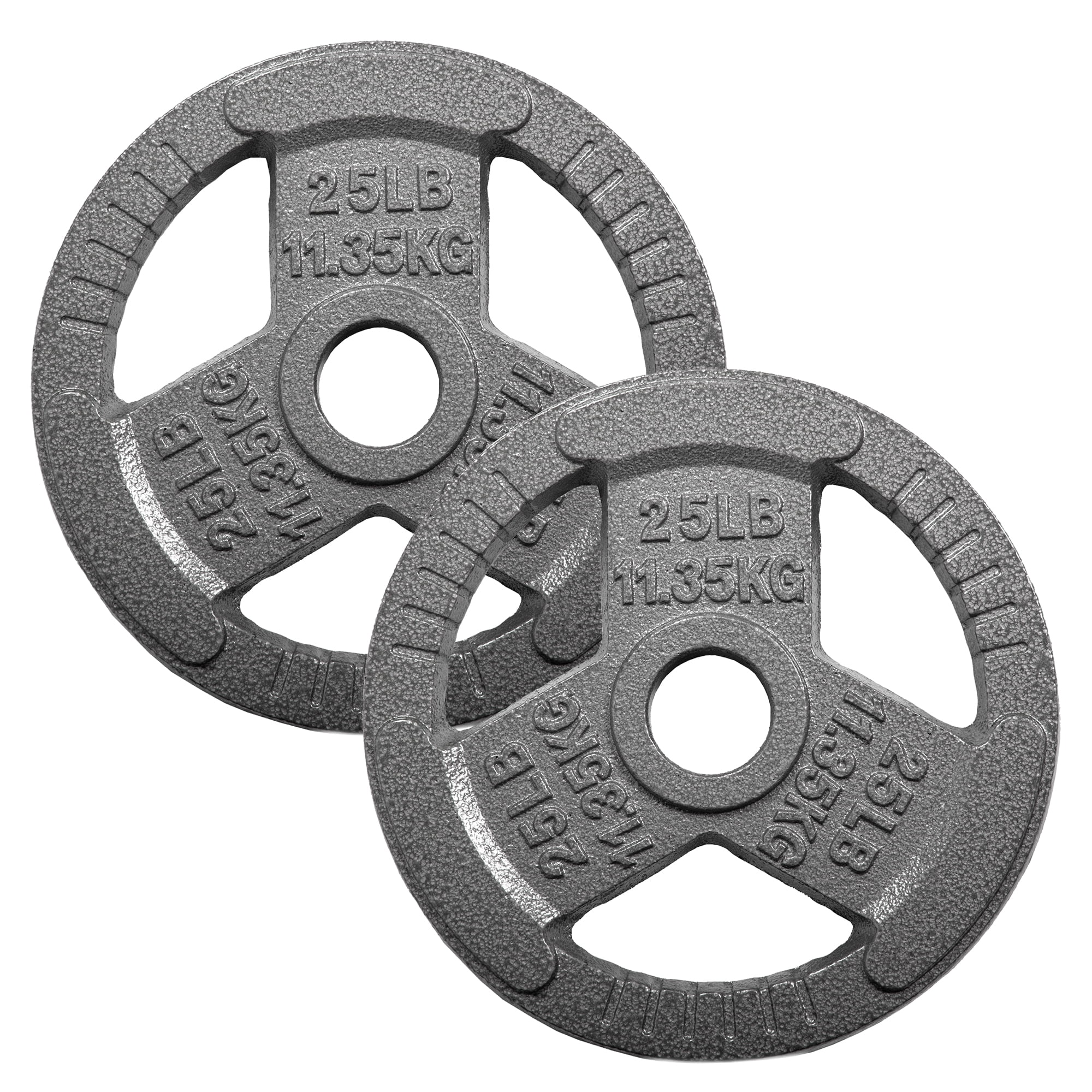 FlexWave 2" Olympic Cast Iron Weight Plates, 2.5-45 lb Set, Rust-Proof ...