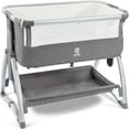 FlexWave 4-in-1 Adjustable Baby Bassinet, Foldable Bedside Sleeper ...
