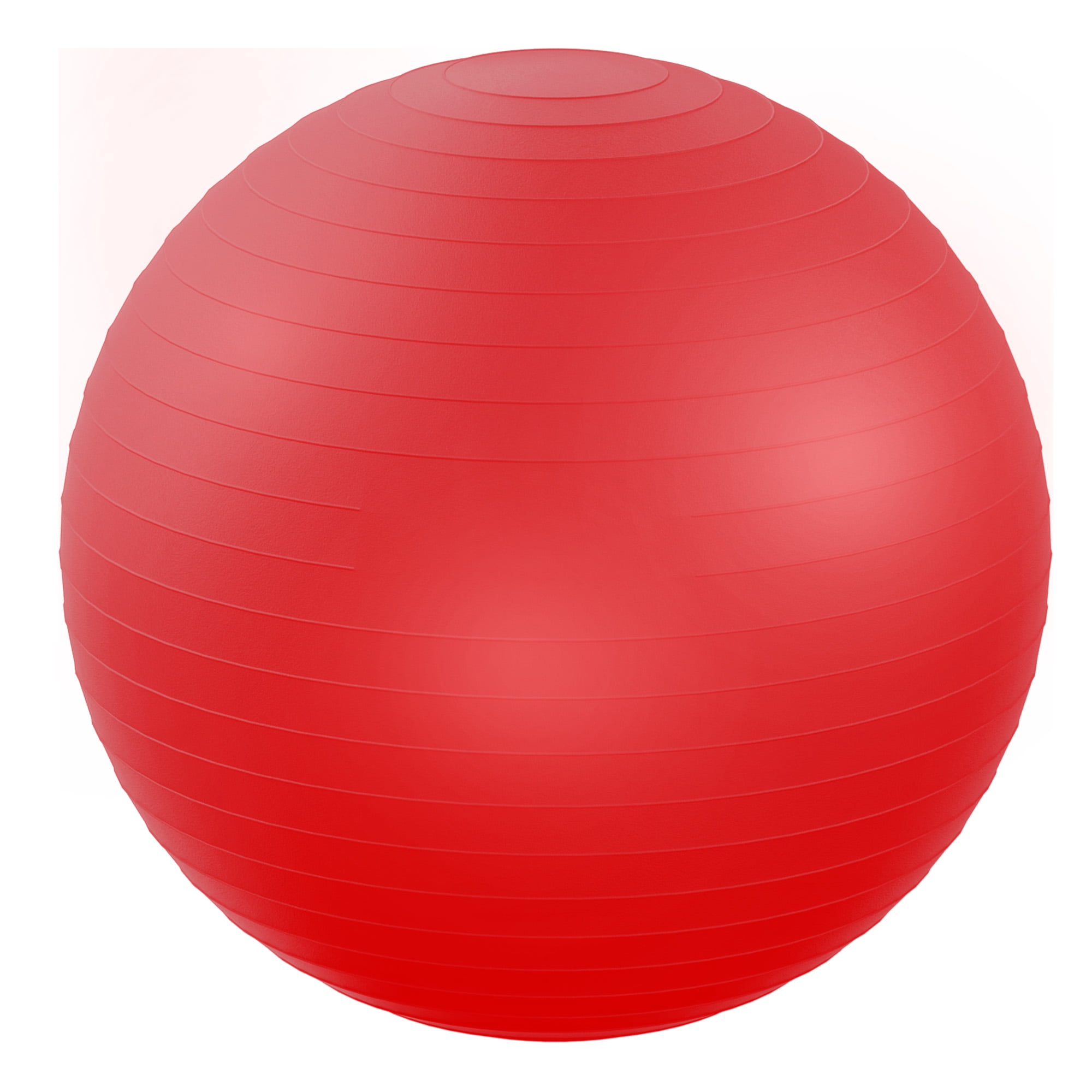FlexWave 85cm Anti-Burst Yoga Ball with Textured Stripes, Exercise ...