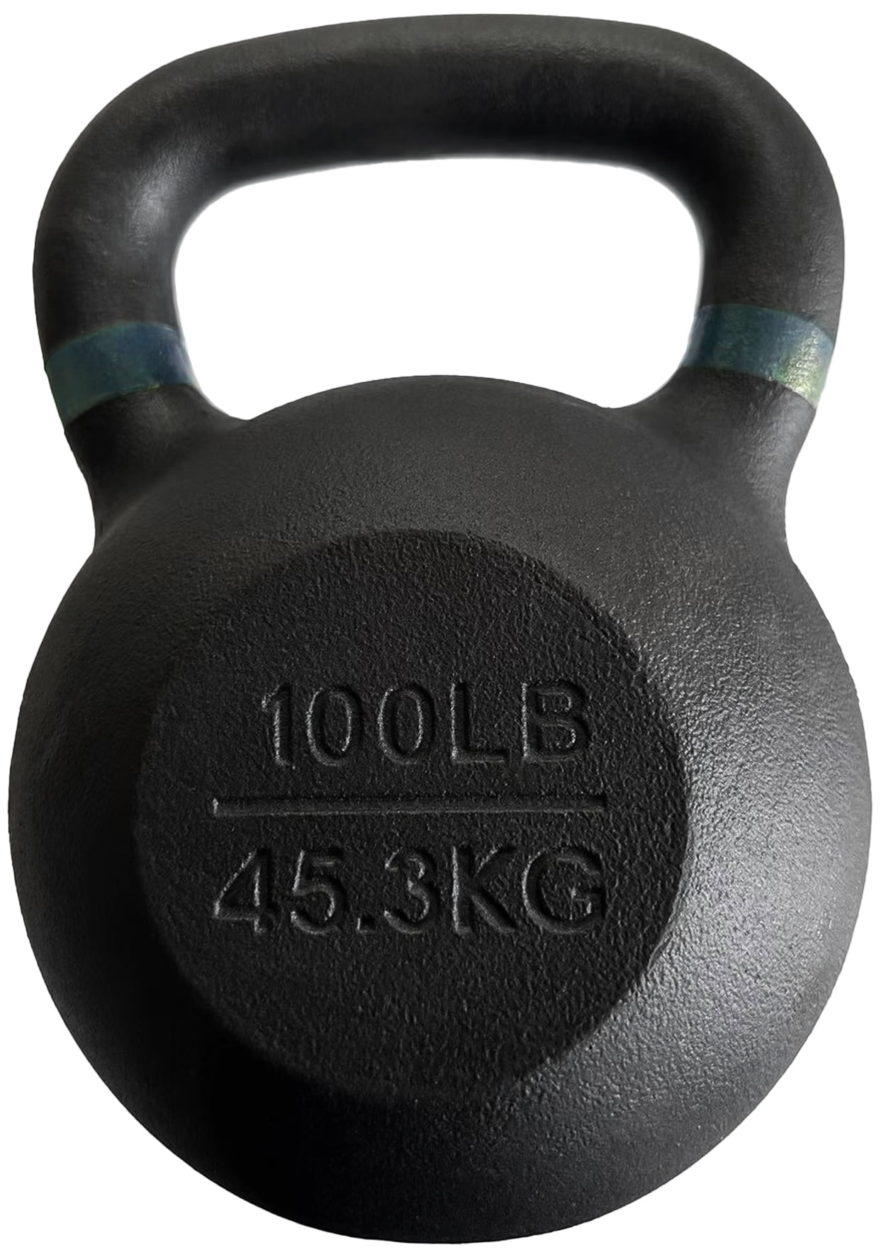 FlexWave Cast Iron Kettlebell，Single Powder-Coated，100LB，for Strength ...