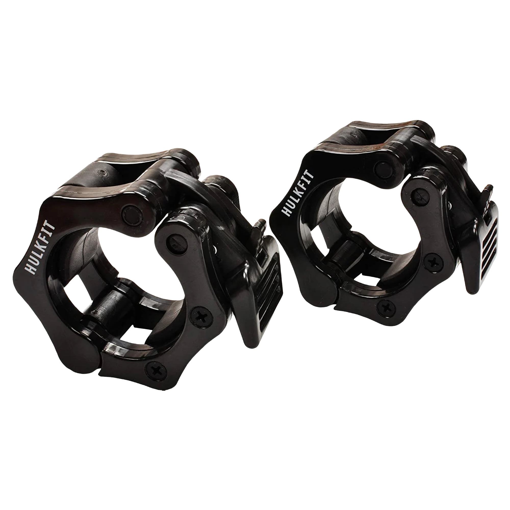 FlexWave Fitness Heavy-Duty Nylon Olympic Barbell Clamps – Quick ...