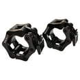 FlexWave Fitness Heavy-Duty Nylon Olympic Barbell Clamps – Quick ...