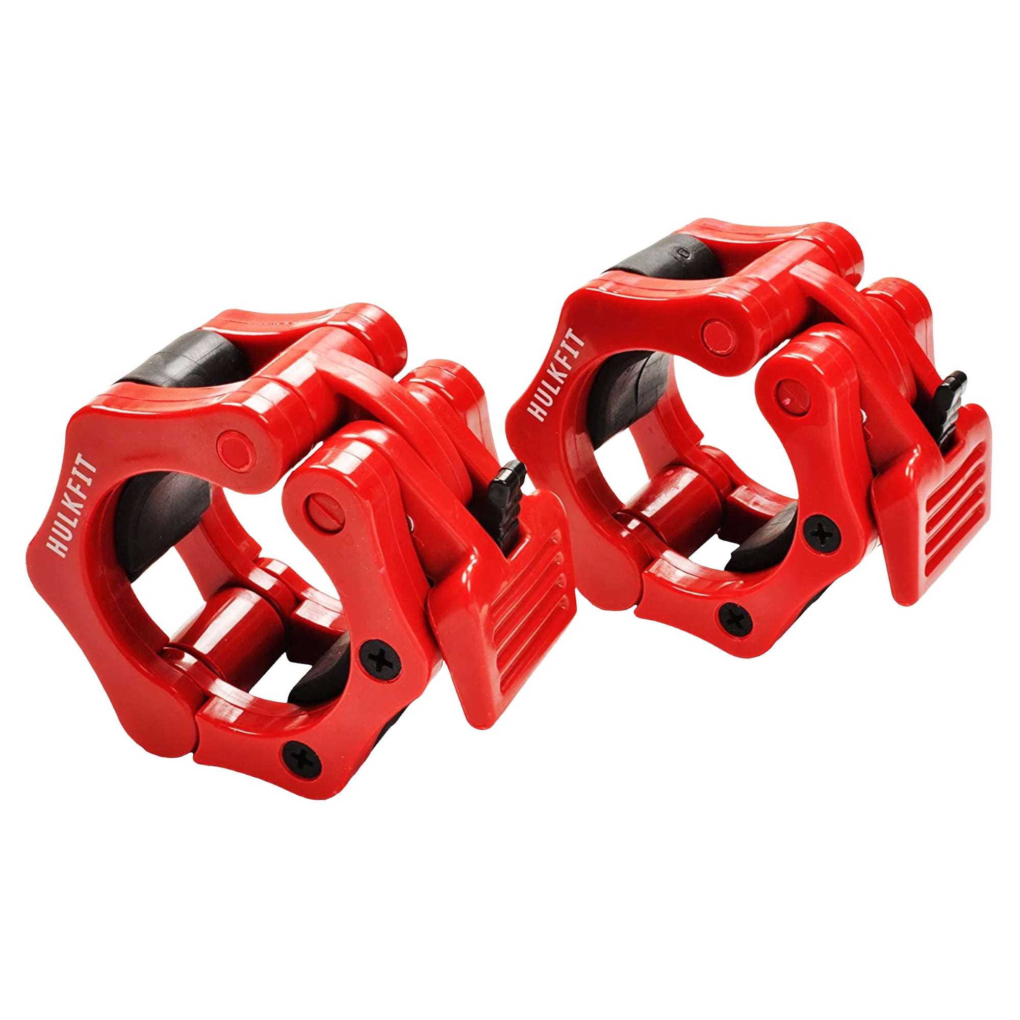 FlexWave Fitness Heavy-Duty Nylon Olympic Barbell Clamps – Quick ...