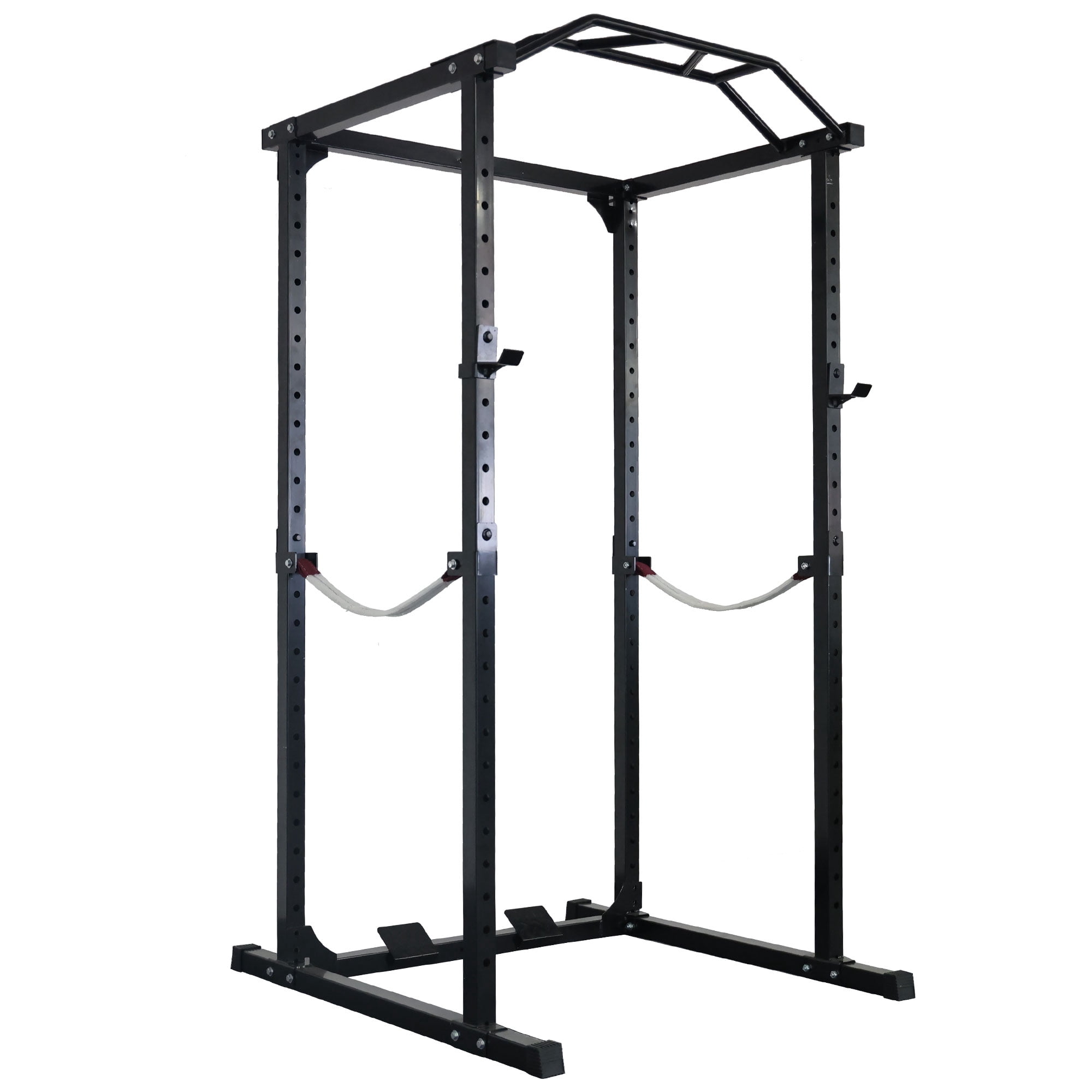 FlexWave Four-Post Power Cage, All-Black, 2x2 Steel Frame for Home ...