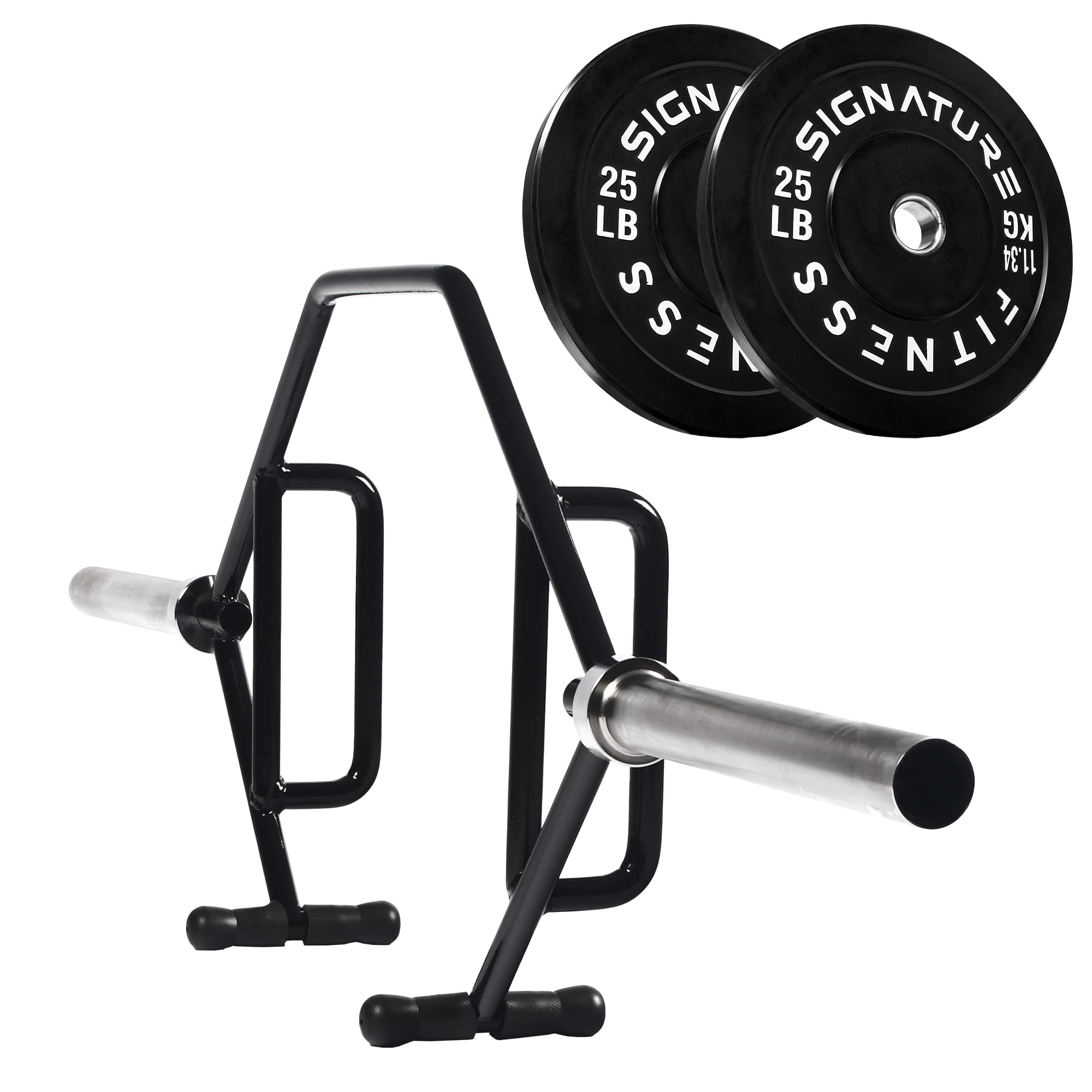 FlexWave Olympic 2-Inch Hex Trap Bar Set，with Rotating Sleeves, Open ...