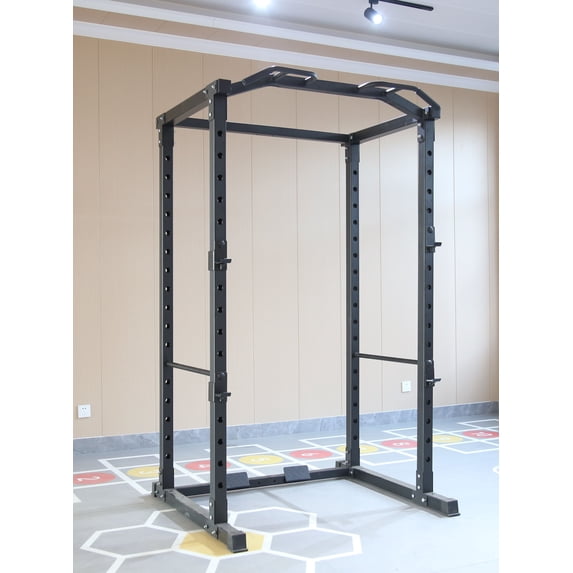 FlexWave PC Series Power Rack, All-Black, 2.5x2.5 Steel, Four-Post ...