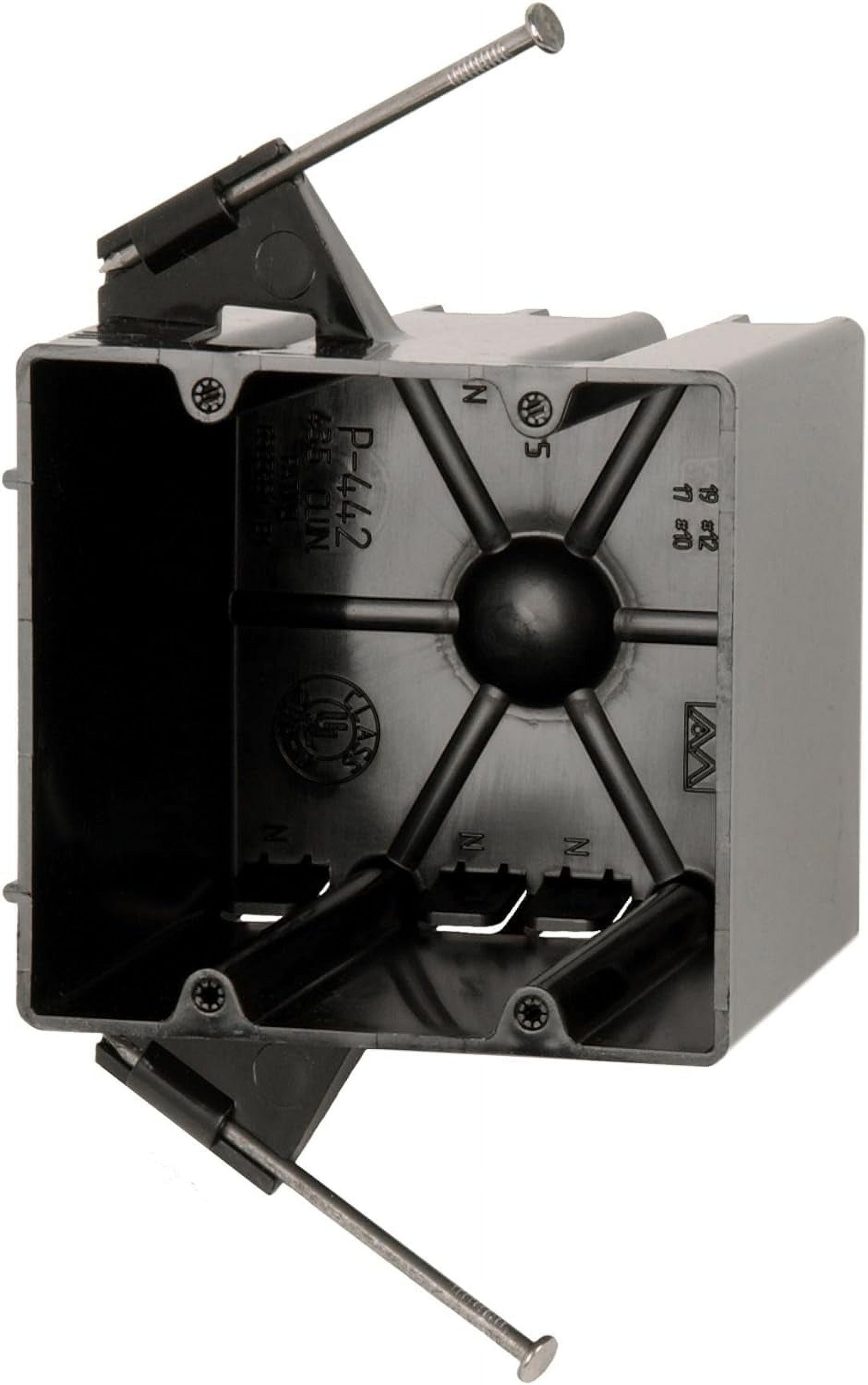 Flexbox 2 Gang Angled Nail Switch - Outlet Box With Speed Klamps ...