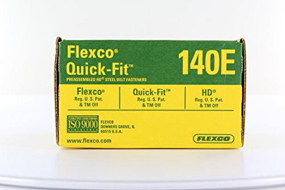 Flexco 140E Box Quick-Fit (tm) Bolt Solid Steel Plate Fastener (25 Sets ...