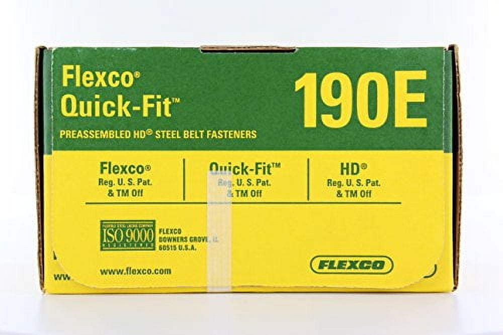 Flexco 190E Box Quick-Fit (tm) Bolt Solid Steel Plate Fastener #20001 ...