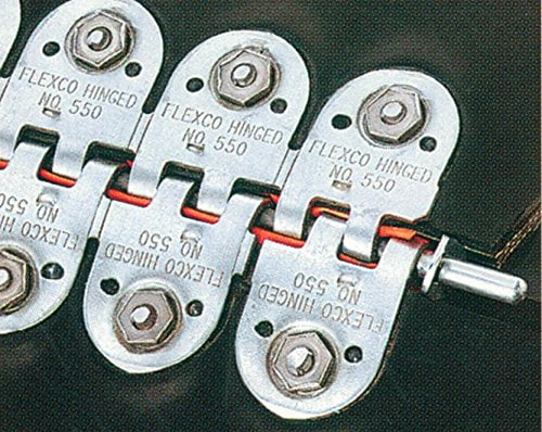 Flexco 375XJ24NC Bolt Hinged Belt Fasteners (Box of 1 Set) - Walmart.com
