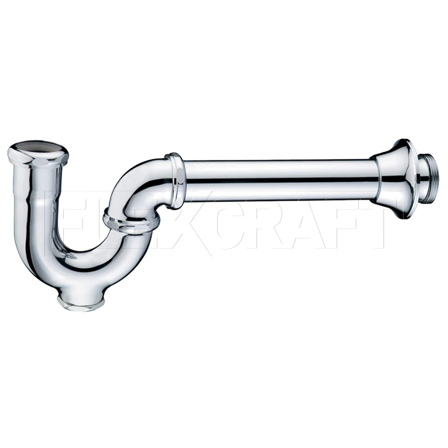 Flexcraft 28141 Utility/ Milwaukee P-Trap with Drain Plug for Tubular ...