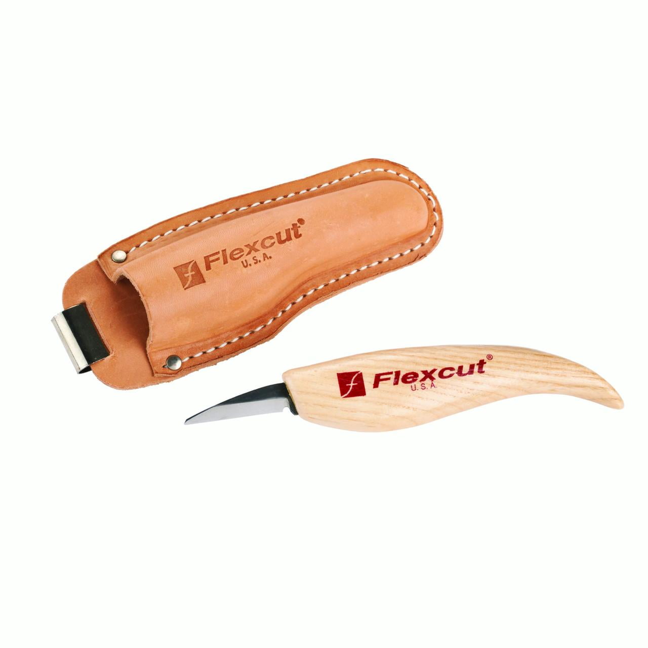 Flexcut Hip Knife with Leather Sheath - Walmart.com