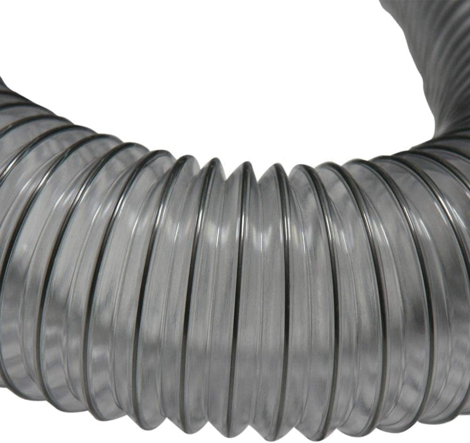 Flexduct" (Light Duty) Clear - Duct Hose - 1.5" ID x 50ft Length Hose ...